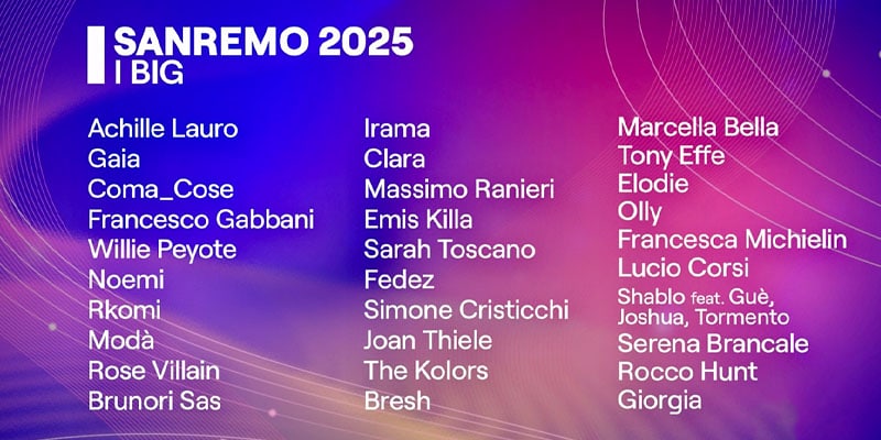 Festival di Sanremo - Sito Ufficiale del Festival della canzone italiana